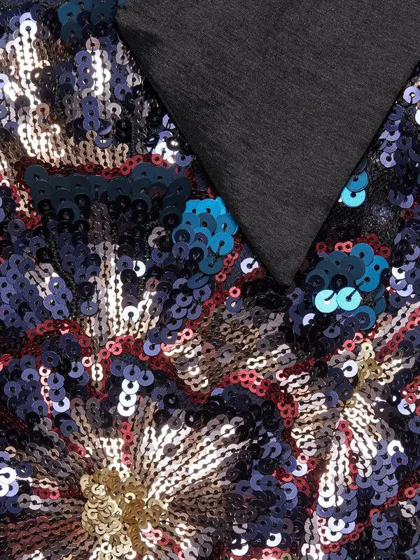MILLY Kyle Bow-detail Sequined Column Maxi Dress