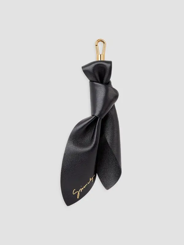 Givenchy Lucky Charms Bow Charm Bag In Nappa Leather - Black