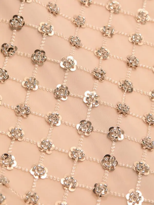MILLY Rylan Sequined-beaded Tank