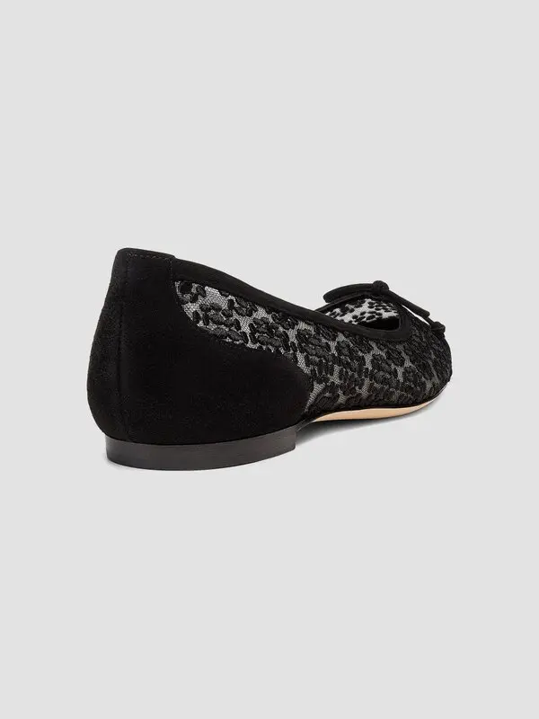 Manolo Blahnik Cap-toe Ballerina Flats