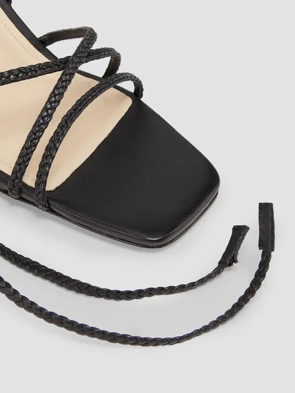 22ÉLEVÉ 70mm Braided Leather Sandals