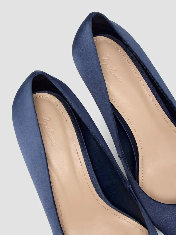 22ÉLEVÉ 65mm Satin Pumps - Navy