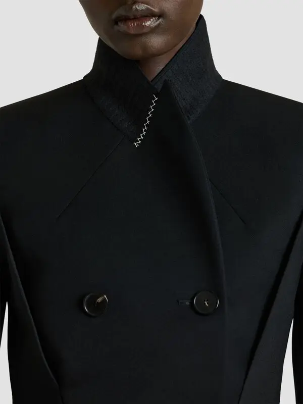 Givenchy Pinch Double-breasted Jacket In Wool