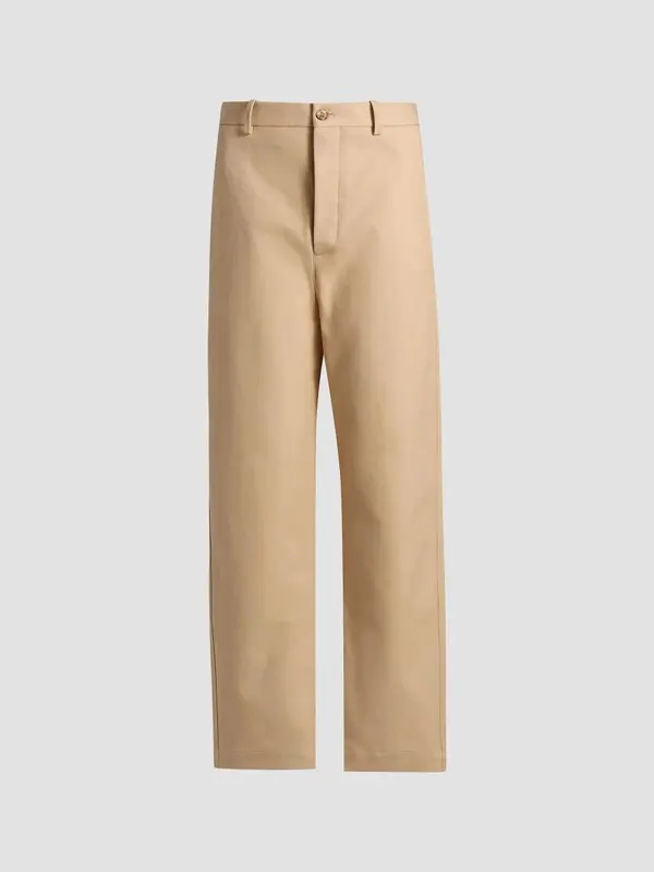 Wardrobe.NYC Drill Twill Cotton Straight-leg Trousers