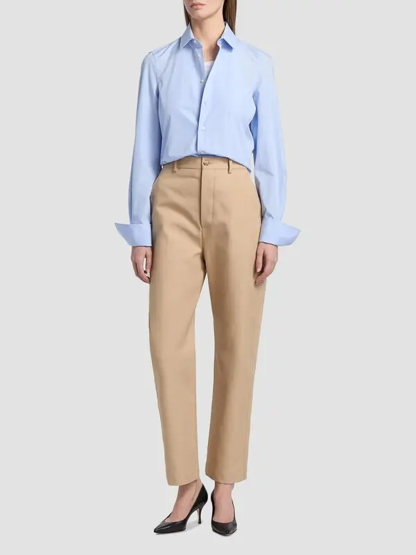 Wardrobe.NYC Drill Twill Cotton Straight-leg Trousers