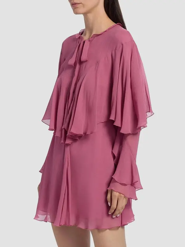 LoveShackFancy Liraine Ruffled Tiered Minidress