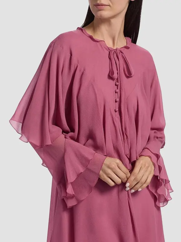 LoveShackFancy Liraine Ruffled Tiered Minidress