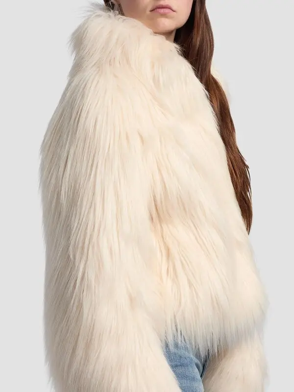 LoveShackFancy Fallon Faux-shearling Jacket