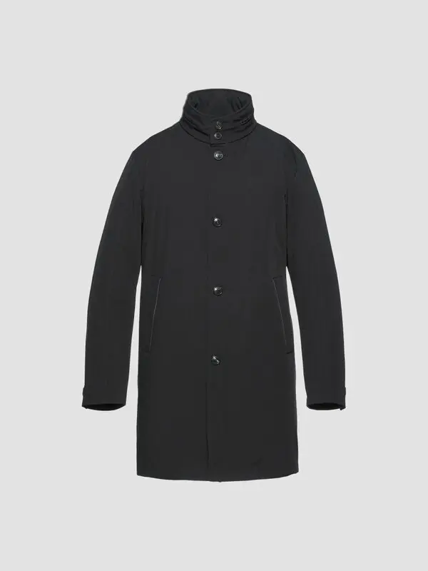 NORWEGIAN WOOL Slim-fit Longline Trench Coat