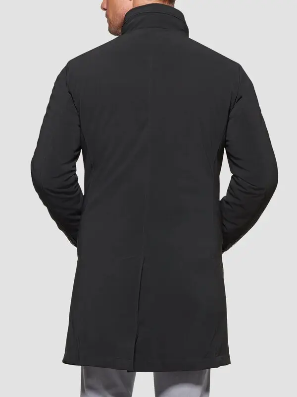 NORWEGIAN WOOL Slim-fit Longline Trench Coat