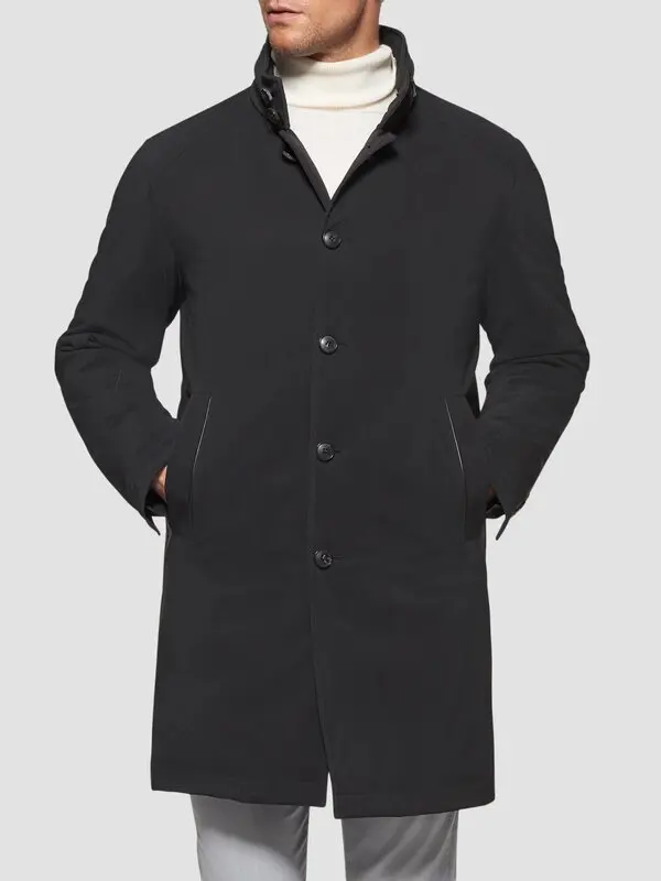 NORWEGIAN WOOL Slim-fit Longline Trench Coat