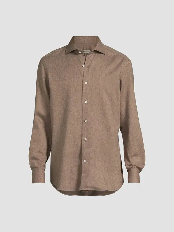 SARTORIO NAPOLI Classic Cotton Button-front Shirt