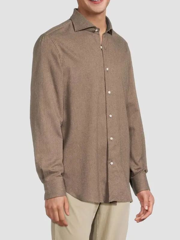 SARTORIO NAPOLI Classic Cotton Button-front Shirt