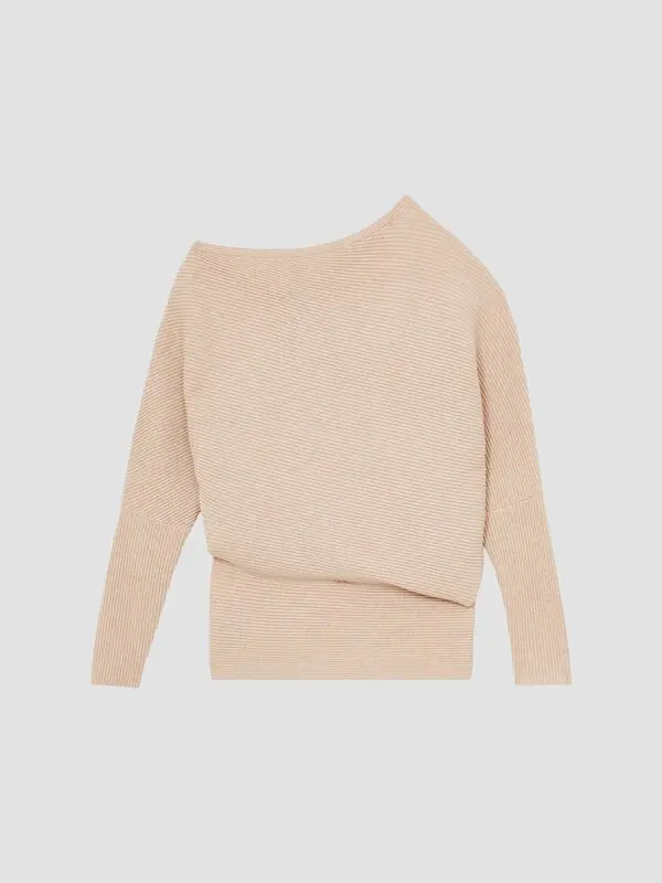 REISS Lorna Off-the-shoulder Sweater