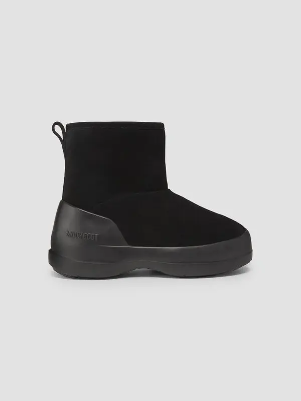 Moon Boot Mb Mezzaluna Suede Boots - Black