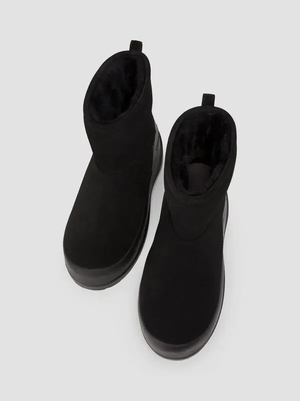 Moon Boot Mb Mezzaluna Suede Boots - Black