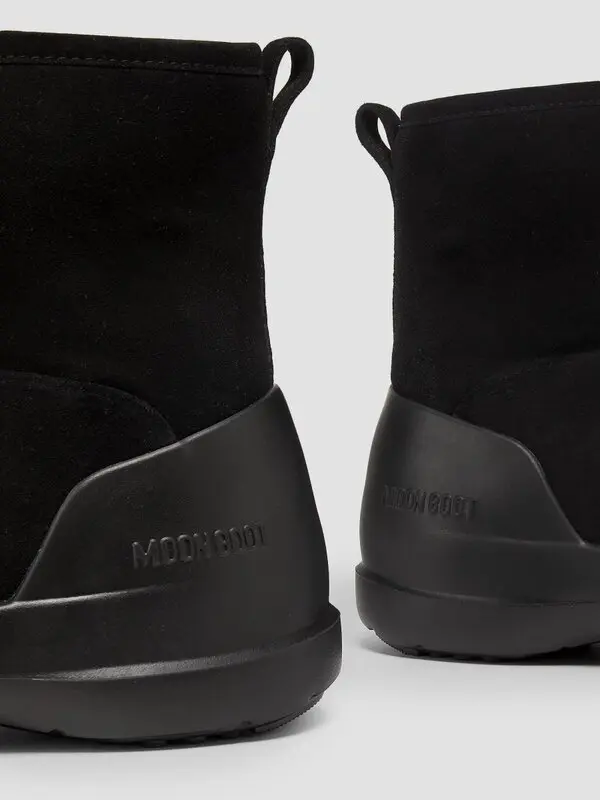 Moon Boot Mb Mezzaluna Suede Boots - Black