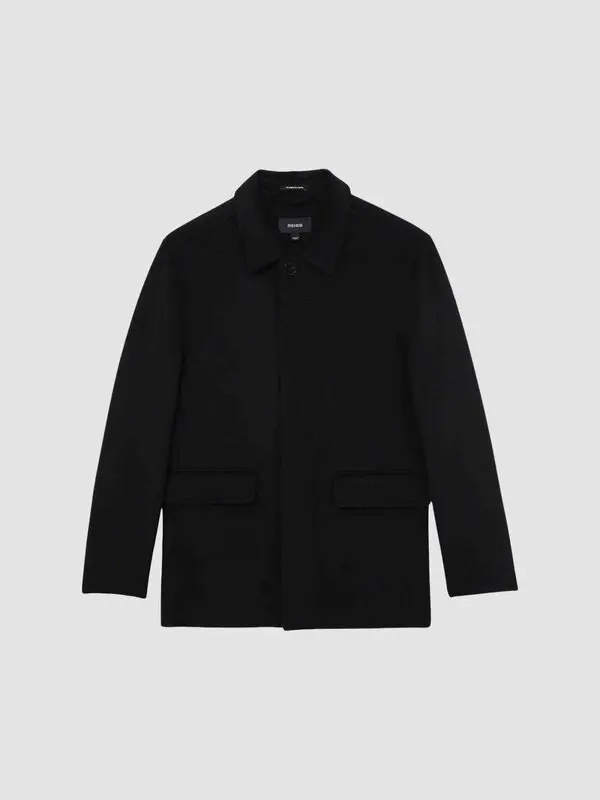 REISS Tamworth Wool-blend Double-face Jacket