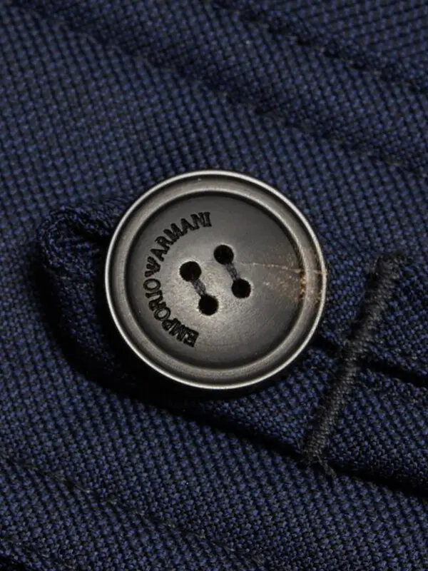 Emporio Armani Wool Belted Trench Coat