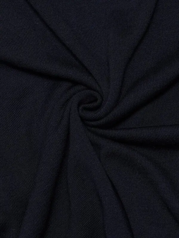 Emporio Armani Zip-front Polo Sweater