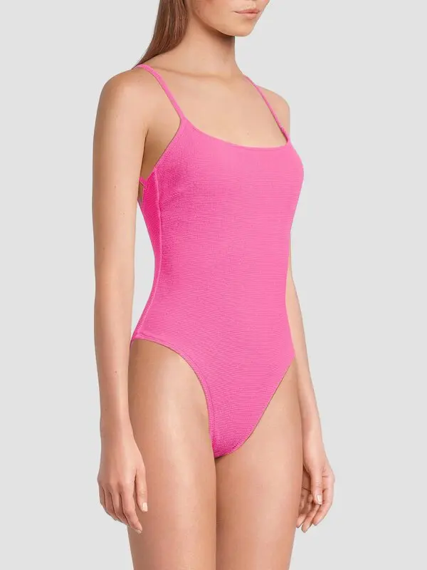 MILLY Grace Solid One-piece Swimsuit - Pink