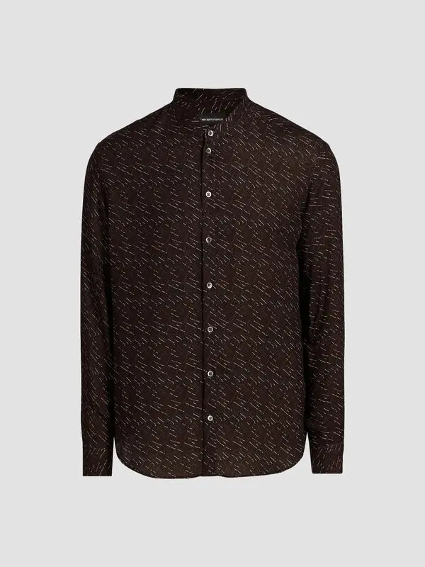 Emporio Armani Printed Button-front Sport Shirt