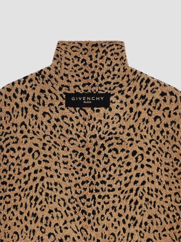 Givenchy Mini Dress In Leopard Jacquard