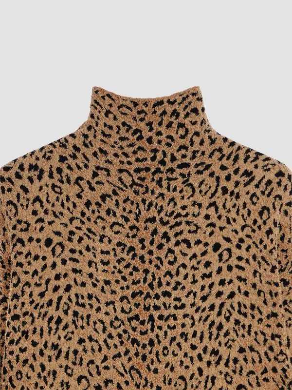 Givenchy Mini Dress In Leopard Jacquard