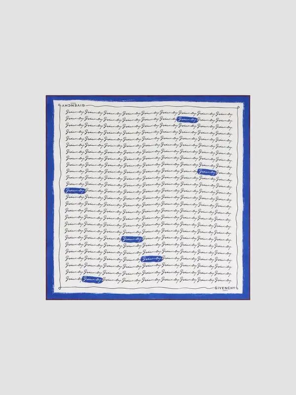 Givenchy Small Square In Silk With Signature