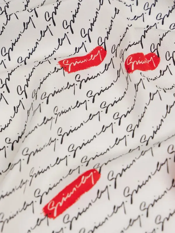 Givenchy Square In Silk - Red