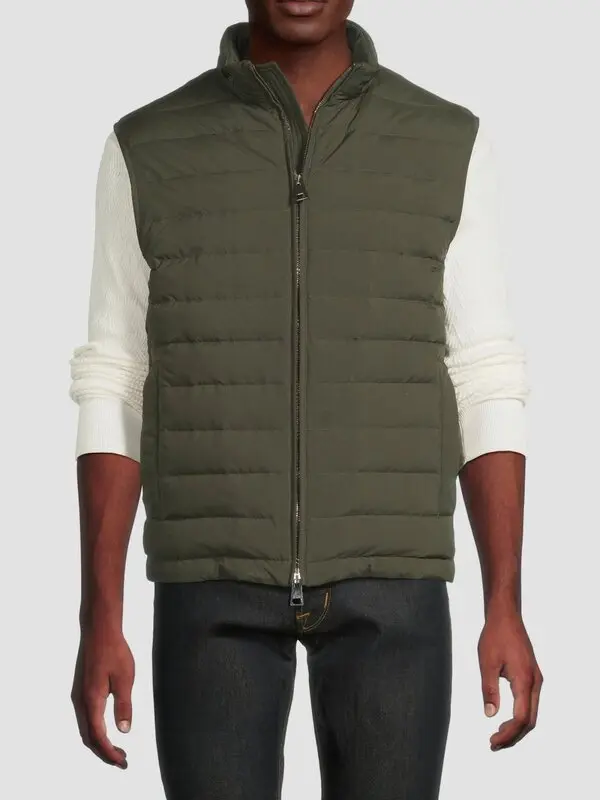 SARTORIO NAPOLI Stand Collar Puffer Vest