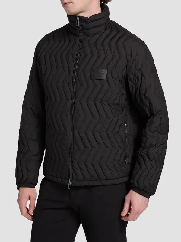 Emporio Armani Zig-zag Padded Down Jacket
