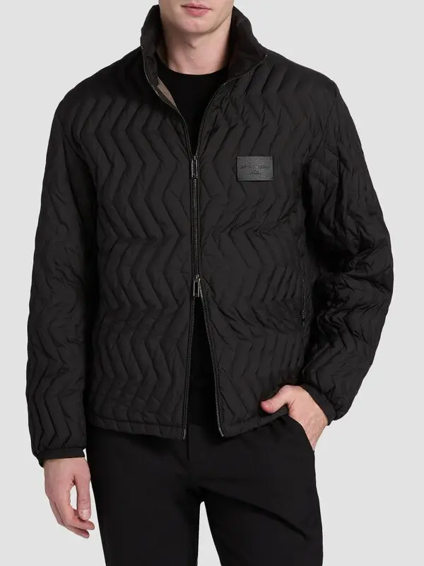 Emporio Armani Zig-zag Padded Down Jacket