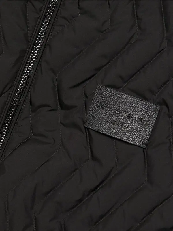 Emporio Armani Zig-zag Padded Down Jacket