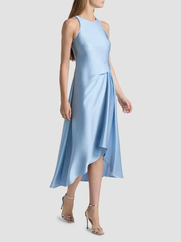 REISS Micah Bias Drape Midi-dress