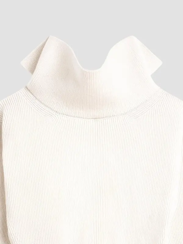 Givenchy Slashed Sweater In Wool And Cashmere