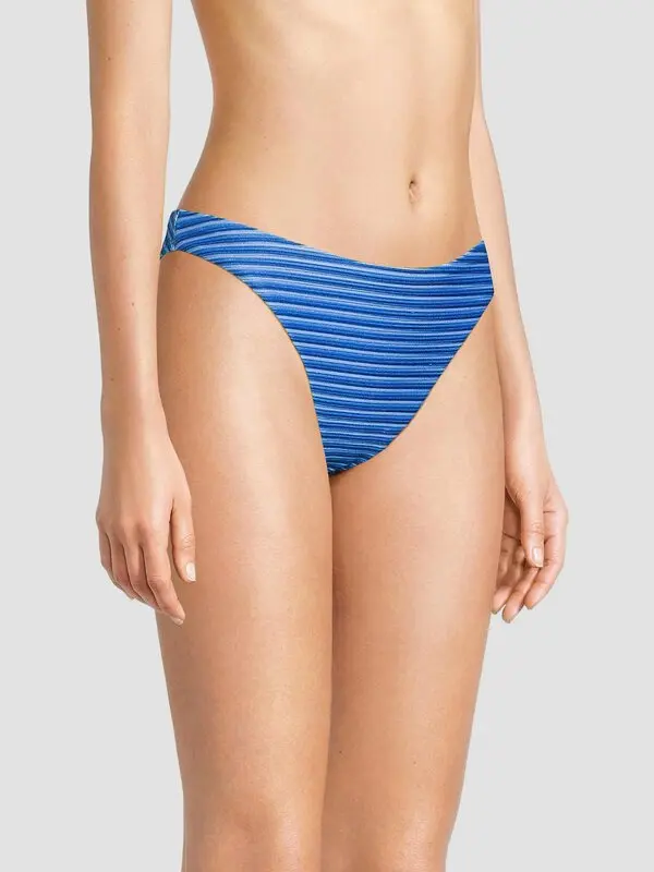 MILLY Margot Striped Bikini Bottom