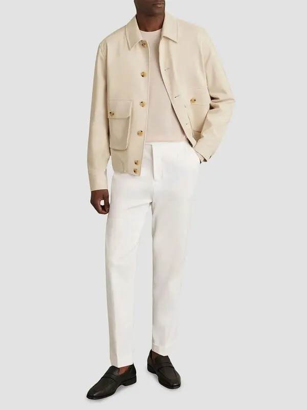 REISS Barry Short Jersey Jacket