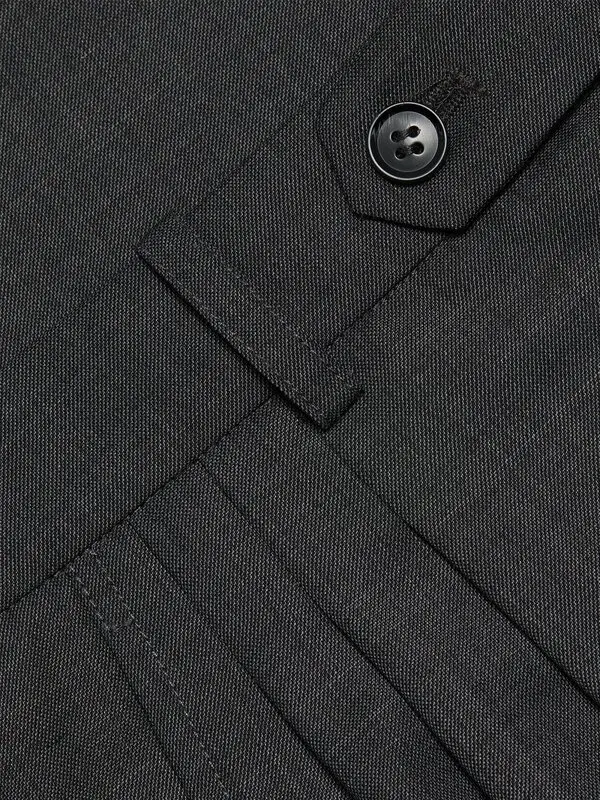 Ronny Kobo Soprano Wool-blend Pants - Dark Grey