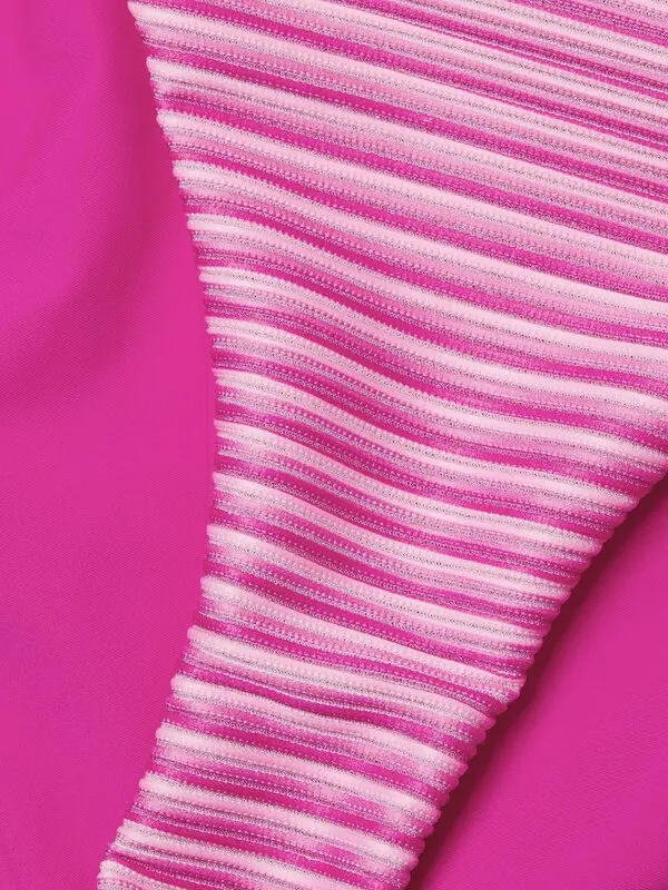 MILLY Stripe String Bikini Bottom