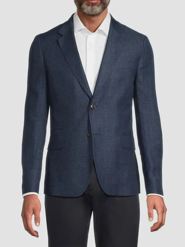 Paul Smith Linen-wool Two-button Jacket