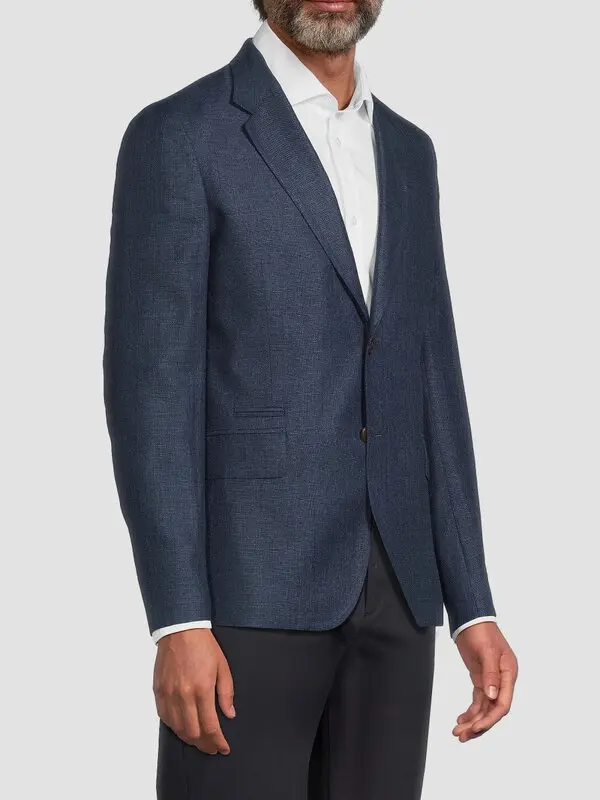 Paul Smith Linen-wool Two-button Jacket