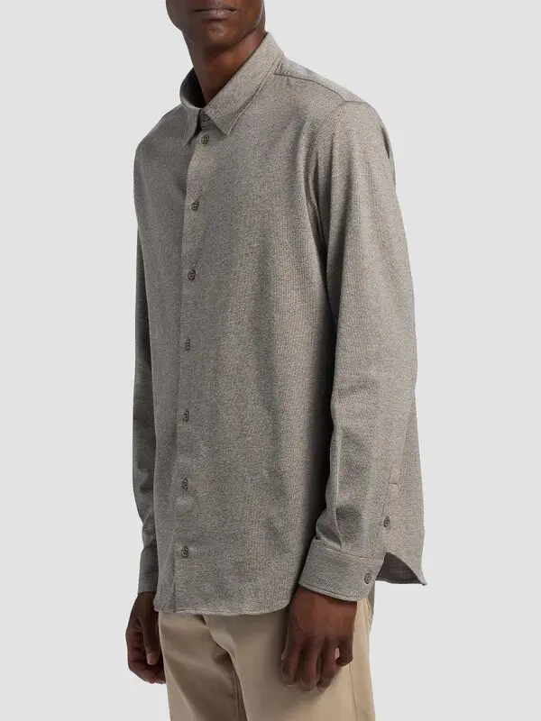 Emporio Armani Cotton Jersey Sport Shirt