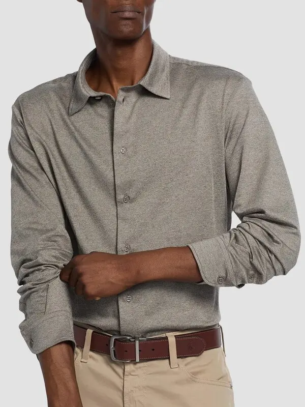 Emporio Armani Cotton Jersey Sport Shirt