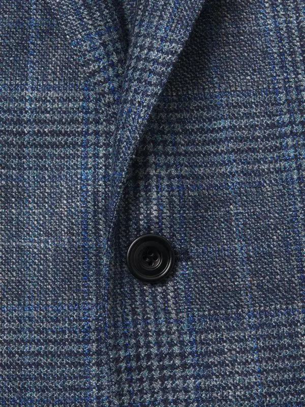 SARTORIO NAPOLI Plaid Wool-silk Jacket