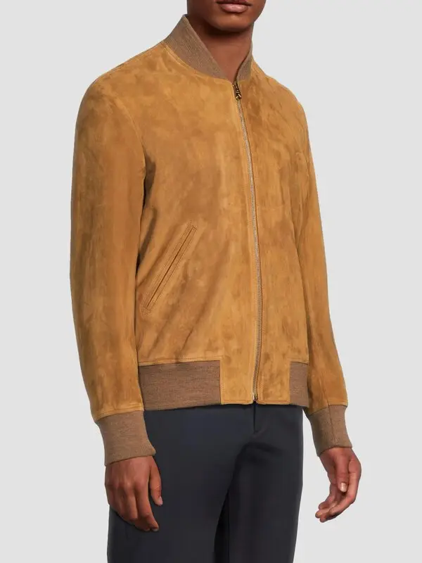 Paul Smith Suede Bomber Jacket