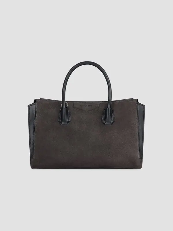 Givenchy Small Antigona Catchall Top Handle Bag In Suede Leather
