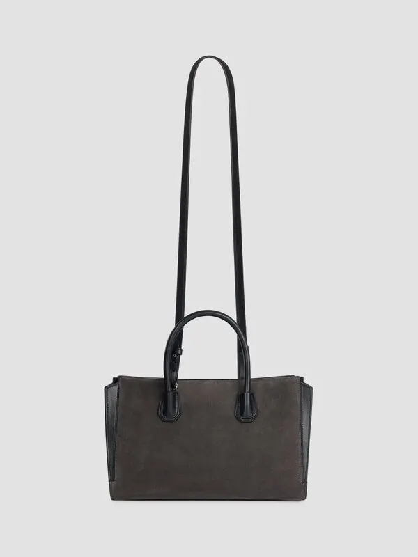 Givenchy Small Antigona Catchall Top Handle Bag In Suede Leather