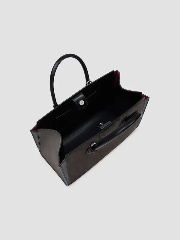 Givenchy Small Antigona Catchall Top Handle Bag In Suede Leather