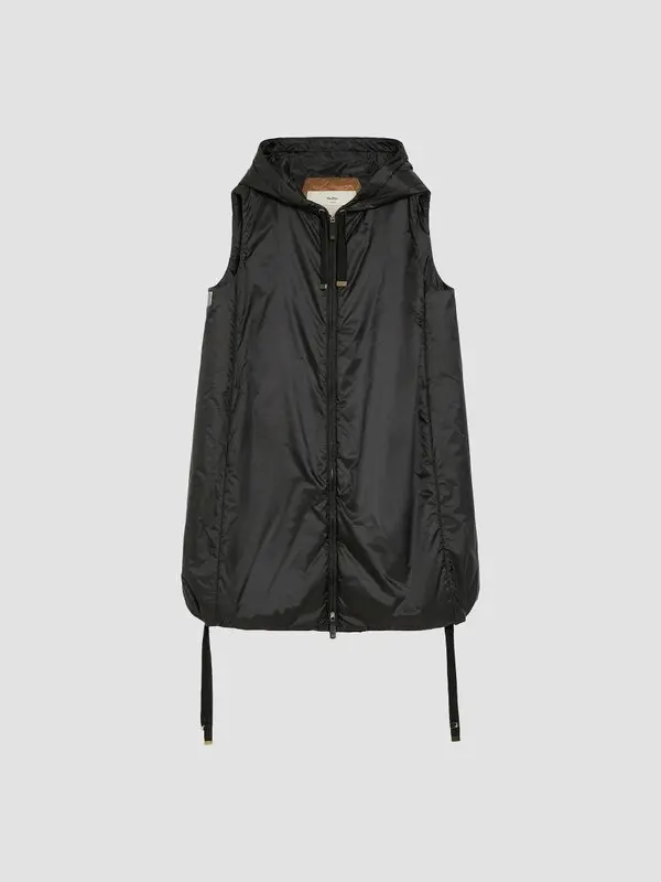 Max Mara Water Repellent Canvas Gilet - Black
